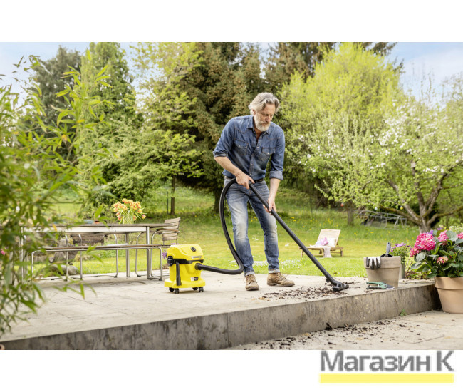 Пылесос хозяйственный аккумуляторный Karcher WD 2-18 1.628-500 ...